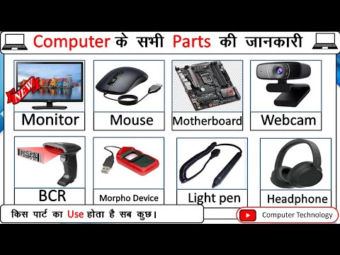 Computer All Parts (Internal & External) Complete Information in hindi ...