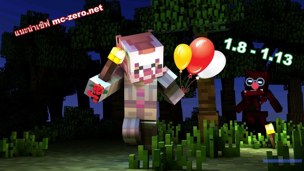 แนะนำเซิฟเวอร์ minecraft 1.8 - 1.13 [mc-zero.net] - YouTube