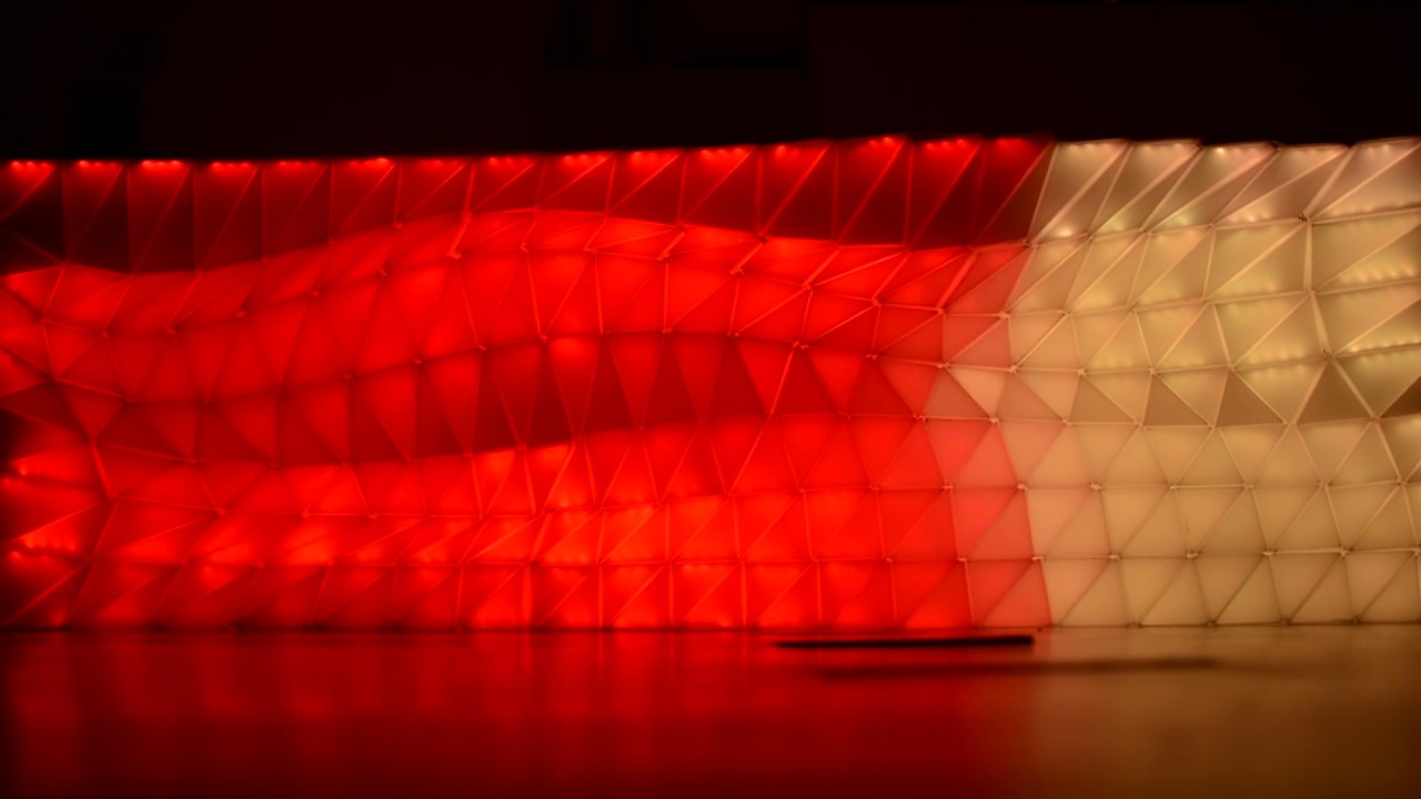 Sound Reactive LED Wall - YouTube