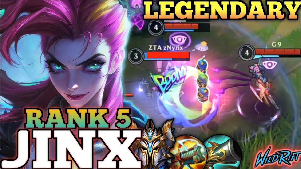 JINX AGGRESSIVE KILLER MVP PLAY! BRUTAL MAX CRIT. META BUILD - TOP 5 ...