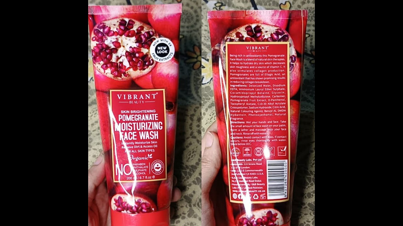 Vibrant Face Wash|Review #facewash - YouTube