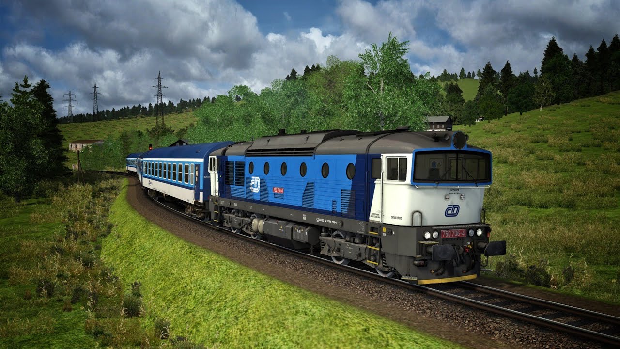 Train Simulator Classic, Sp 1401 Zábřeh na Moravě - Jesenik - YouTube