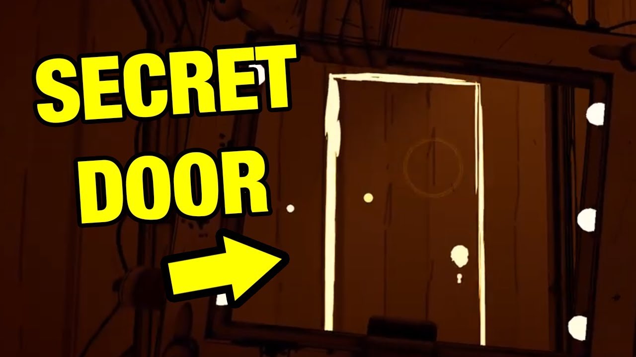 BENDY AND THE INK MACHINE SECRET DOOR - YouTube