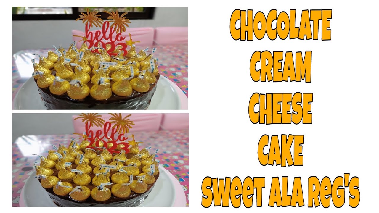 CHOCOLATE CREAM CHEESE CAKE SWEET ALA REGS /REGSKIE GANDA - YouTube