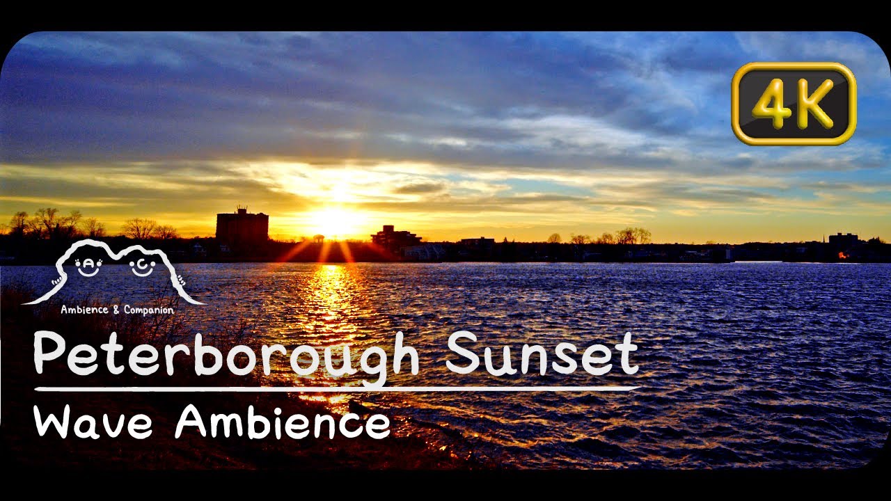 Peterborough Sunset, Canada • River & Nature Ambience • 4K wallpaper ...