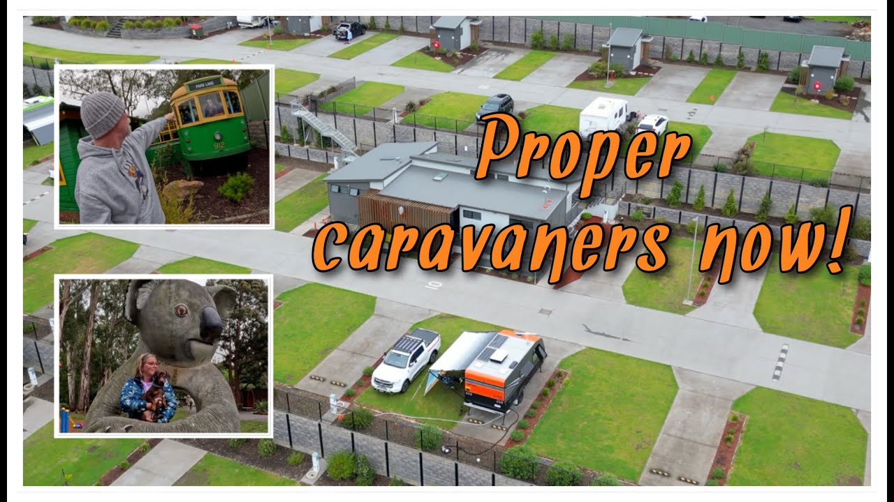 The day has finally arrived. We're proper caravaners now! Healesville ...