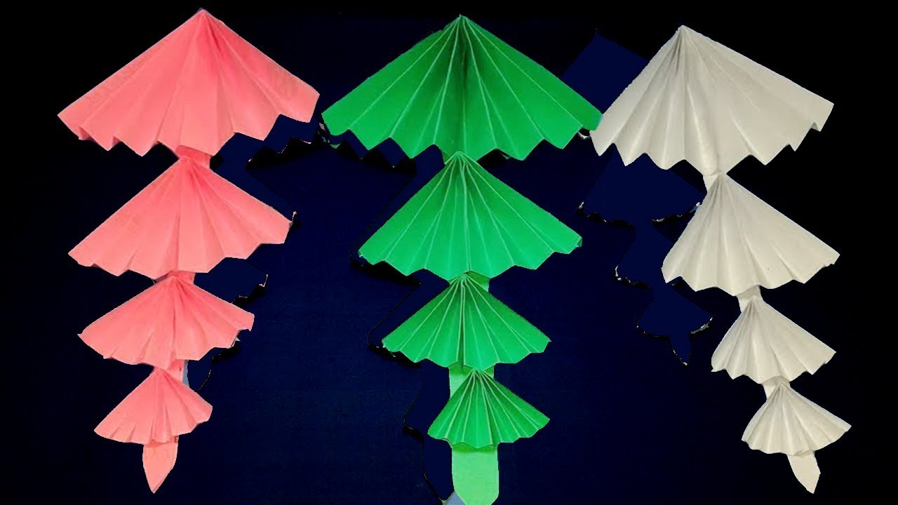 paper decorations Easy-How to make wall hanging with paper-Home ...