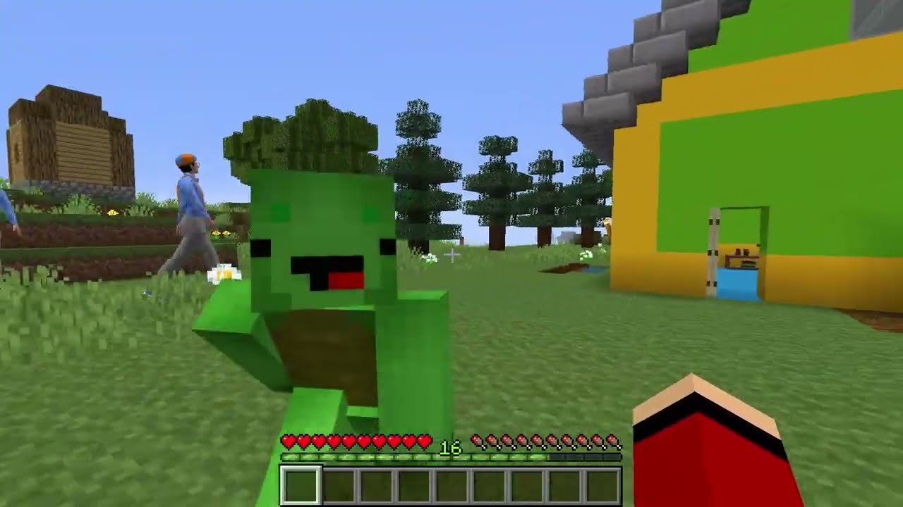 Why BLIPPI attacked SECURITY HOUSE by JJ and Mikey in minecraft ...