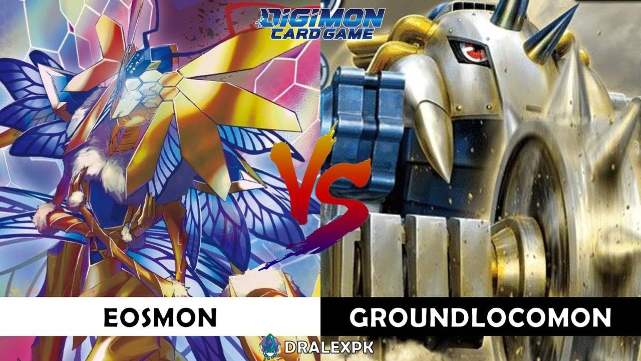 Digimon TCG | Duelo Práctica E-17 | Eosmon vs GroundLocomon (BT17 ...