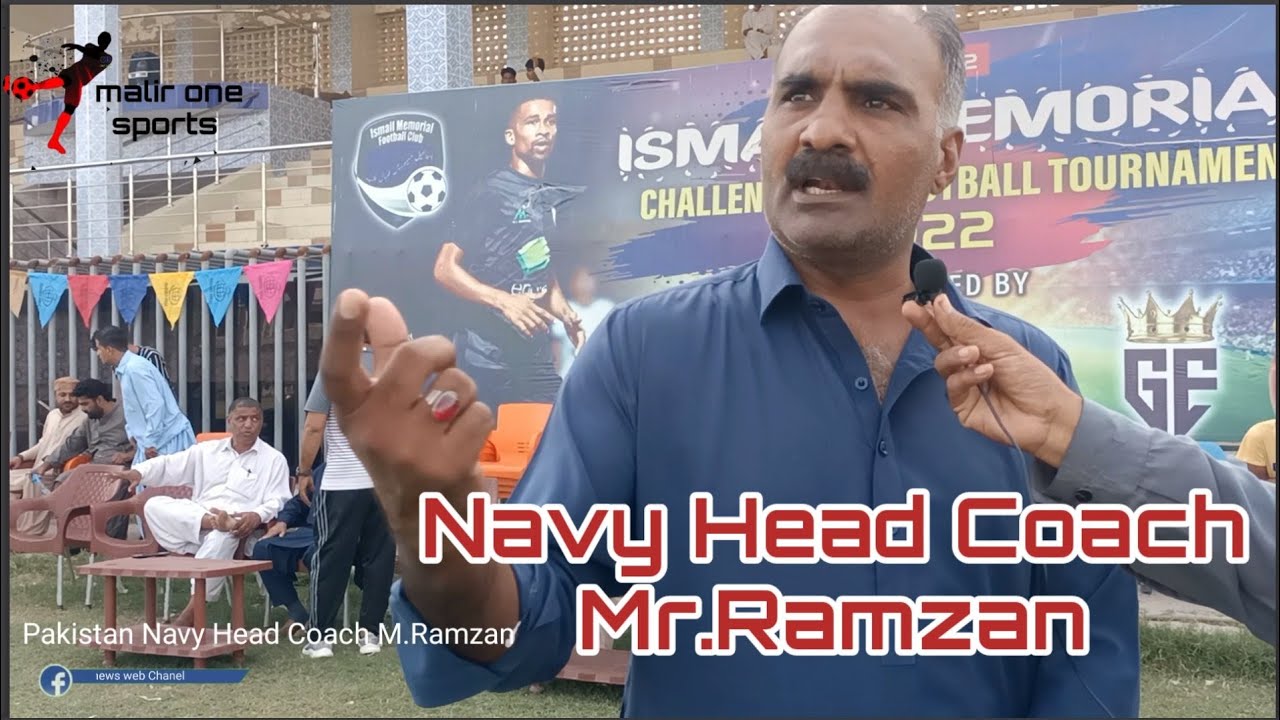 Head Coach Pakistan Navy Mr Ramzan - YouTube