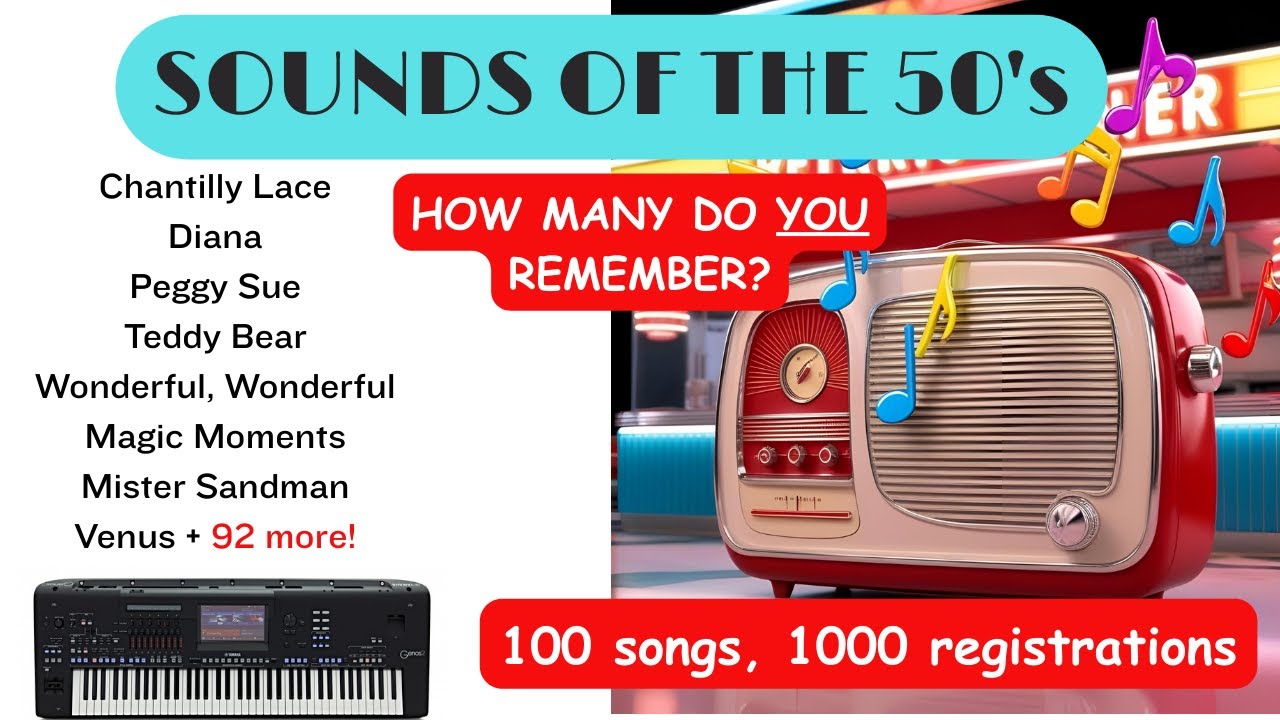 SOUNDS OF THE 50s– Come with us back to the 50's. 100 hits, 1000 ...