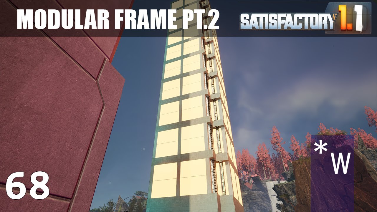 Modular Frame Factory Finished - SATISFACTORY 05.68 - YouTube