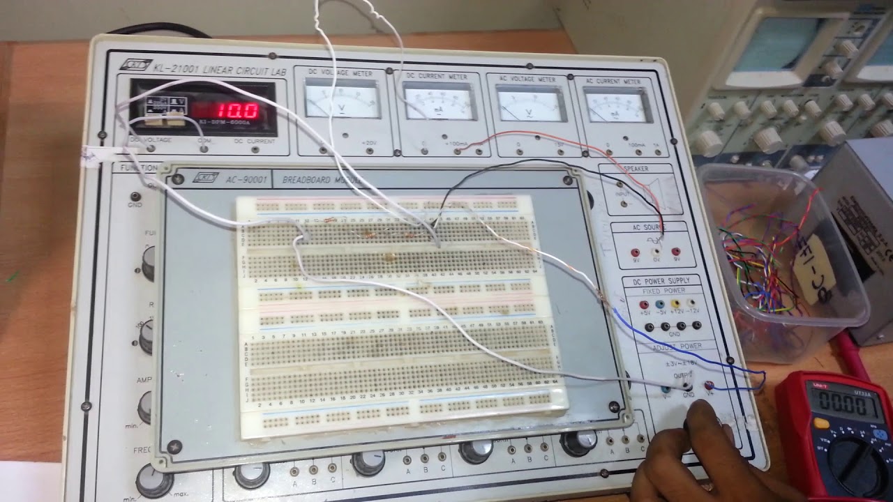 Series connection current and voltage measure in series connection ...