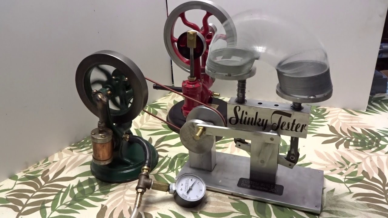 Original Cretors Vertical Oscillator Popcorn Engine - YouTube