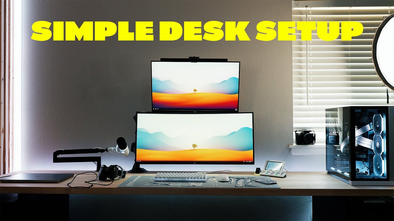 I built my DREAM Desk Setup (Best Desk Gaming/Editing Setup 2023 - YouTube