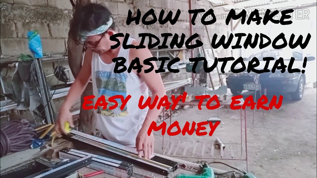 HOW TO MAKE SLIDING WINDOW - YouTube