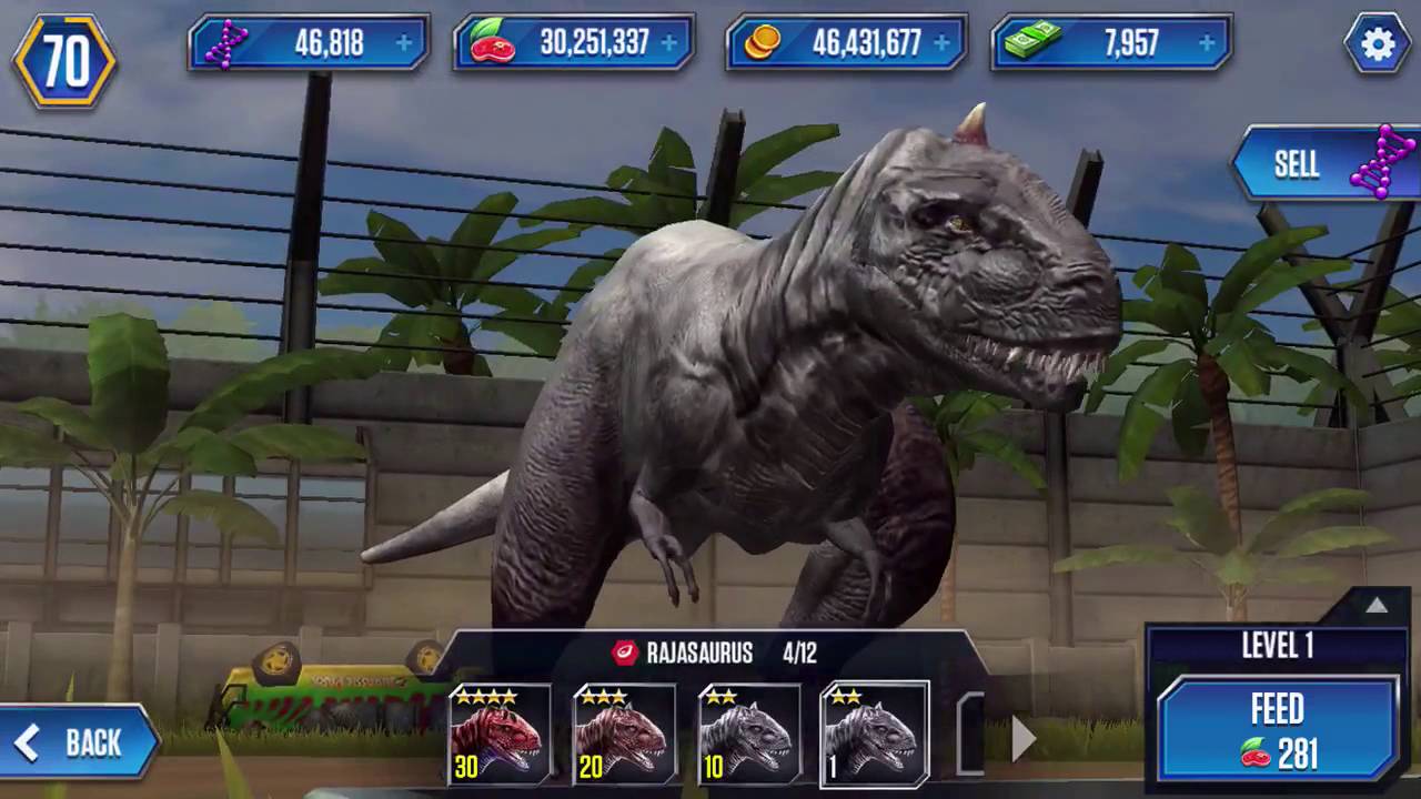 Rajasaurus (1-30): Jurassic World - YouTube