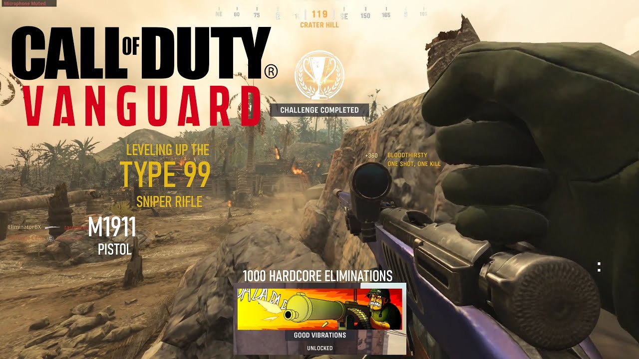 CALL OF DUTY - VANGUARD - TYPE 99 SNIPER RIFLE AND M1911 PISTOL LOADOUT ...