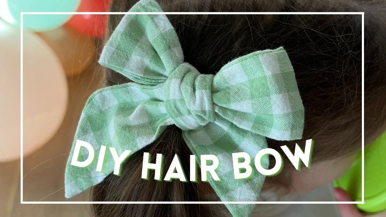HOW TO MAKE A HAIR BOW | Easy Bow Tutorial - YouTube