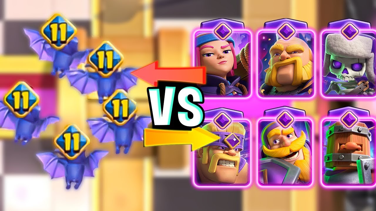 BATS EVOLUTION VS ALL CARDS EVOLUTION - YouTube