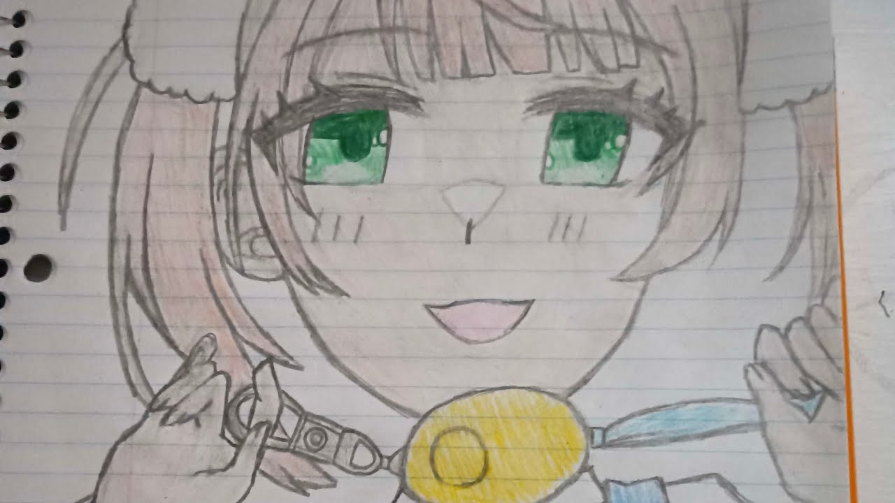 coloring Ui shigure - YouTube