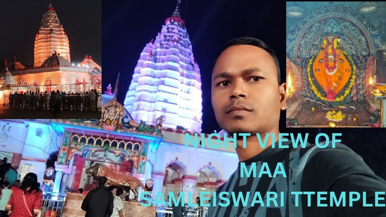 Night View Of Maa Samleswari Temple. - YouTube