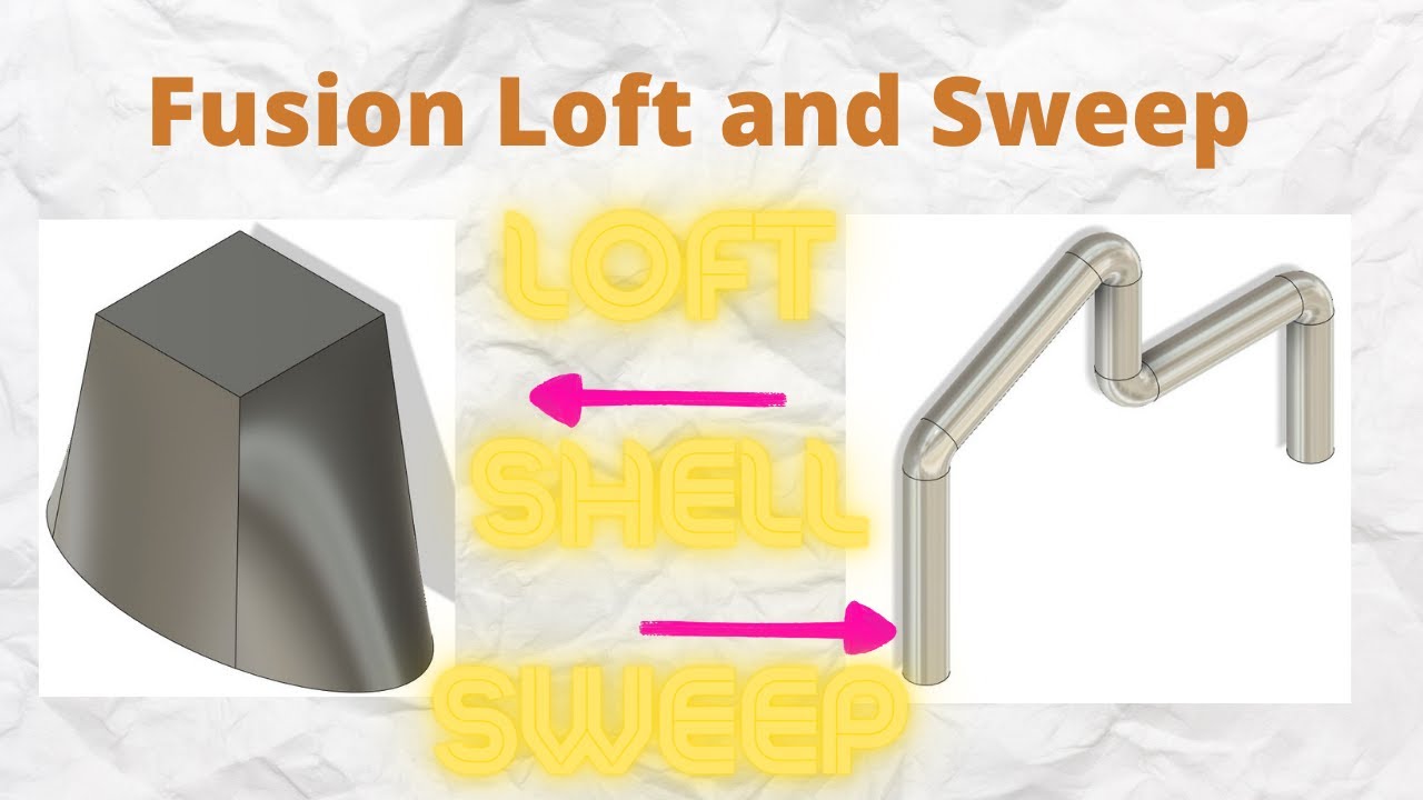 F13 & F14 Fusion 360 Tutorial: Master Loft & Sweep for Complex 3D ...