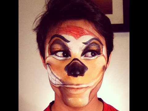 Maquillaje Timón del Rey León - Timon Make-up tutorial || Biromsmakeup ...