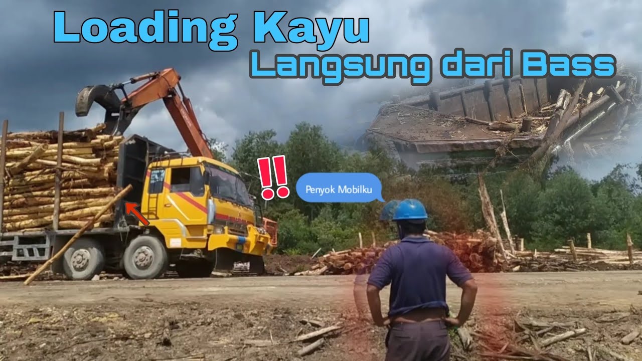 LOADING KAYU KARPA LANGSUNG DARI PERAHU | KEJAR ANTRIAN NAIK KAPAL ...