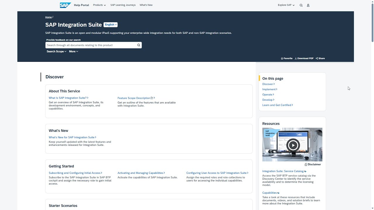 SAP Integration Suite Introduction - YouTube