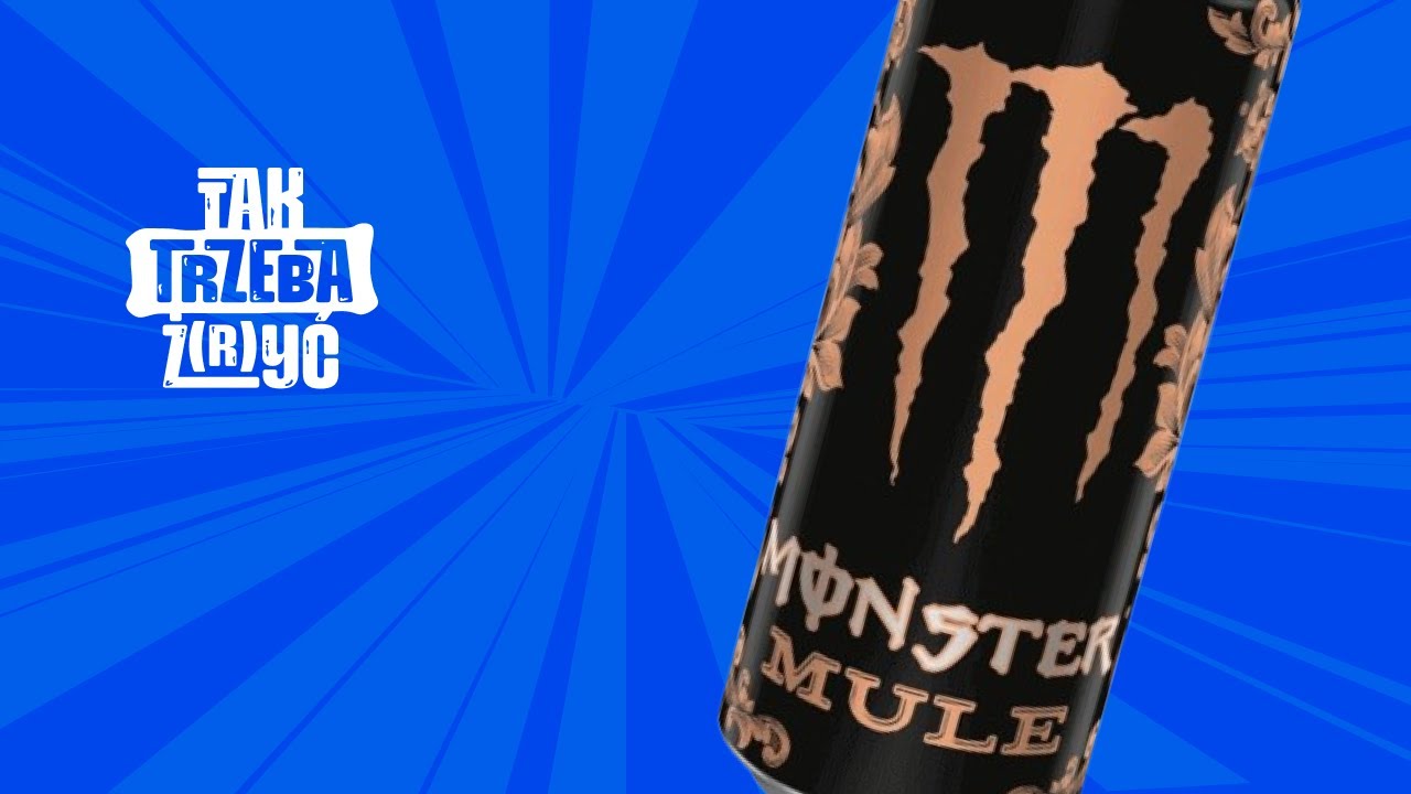 Degustacja Monster Mule Ginger Brew Energy Drink | Napój energetyczny ...