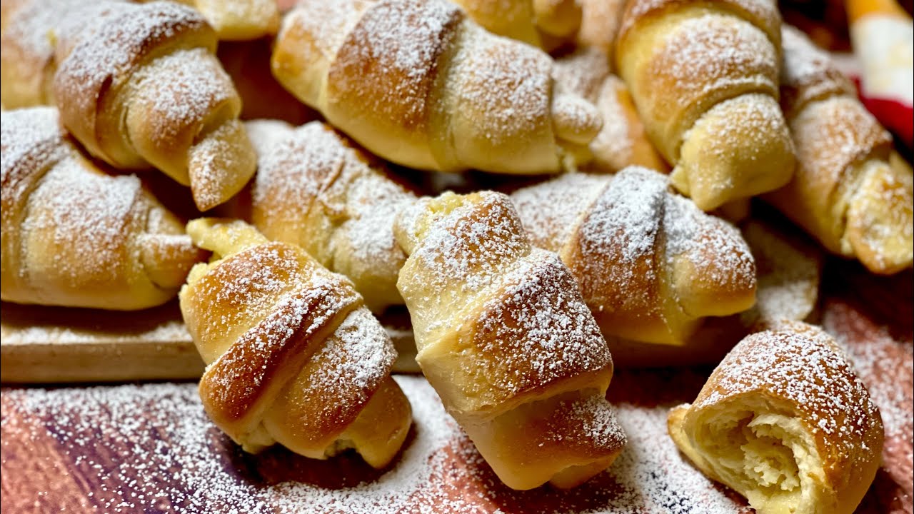 Rogaliki (Polish Cheese Stuffed Croissants)- The Lazy Girls Kitchen ...