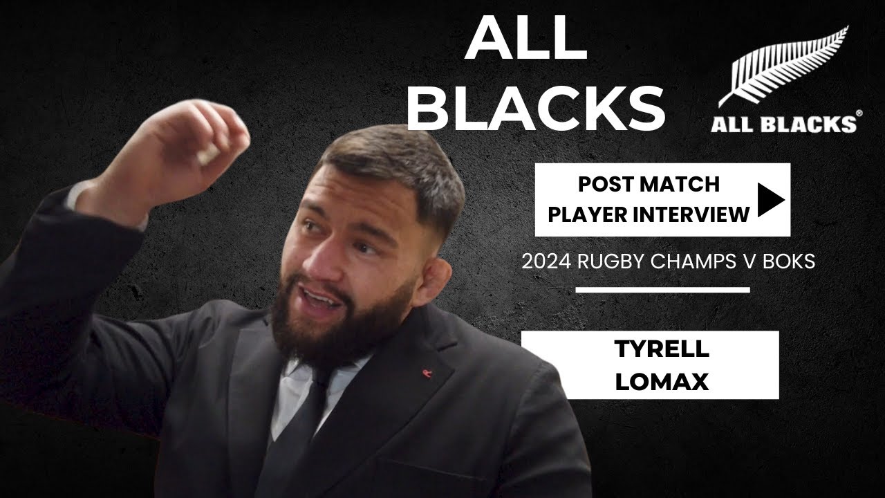 ALL BLACKS: Tighthead prop Tyrell Lomax after the loss to the ...