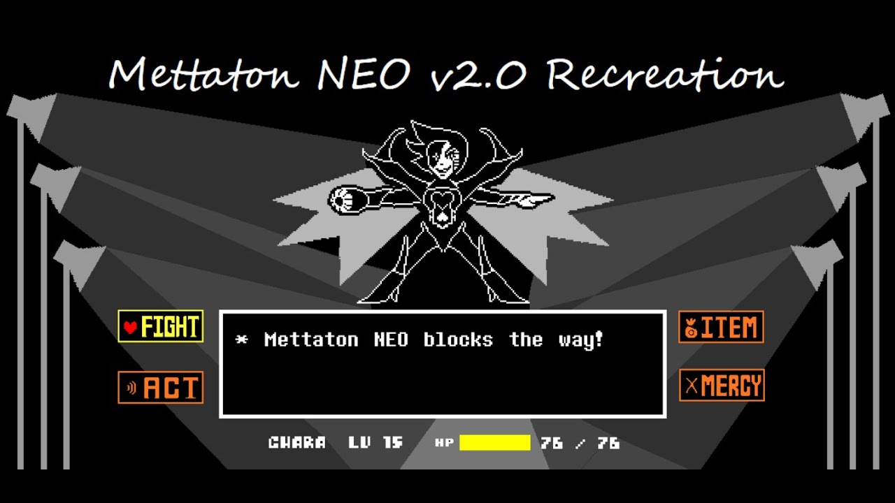 Mettaton NEO v2.0 Recreation - YouTube