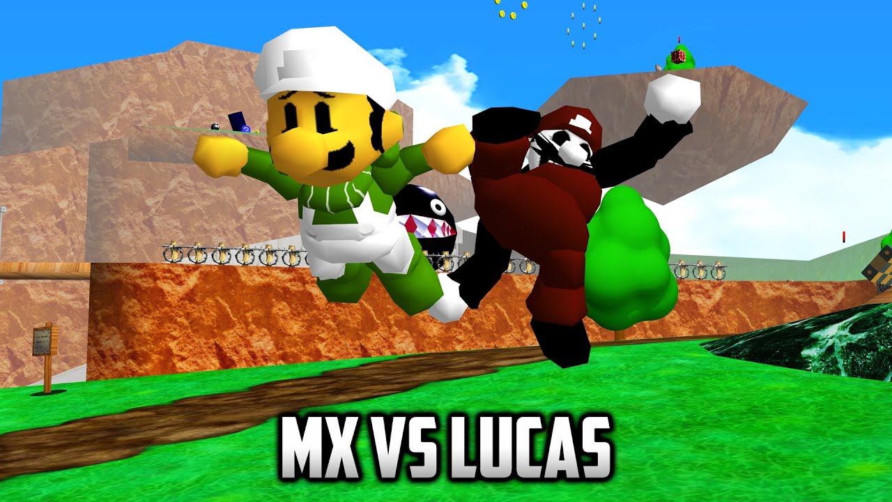 ⭐ Super Mario 64 PC Port - MX vs Lucas (AI Hunter) - YouTube