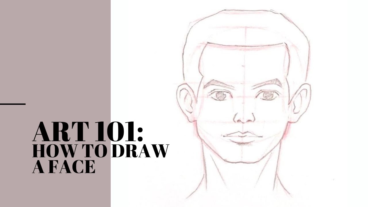 How to Draw a Face step by step with pencil easy - YouTube
