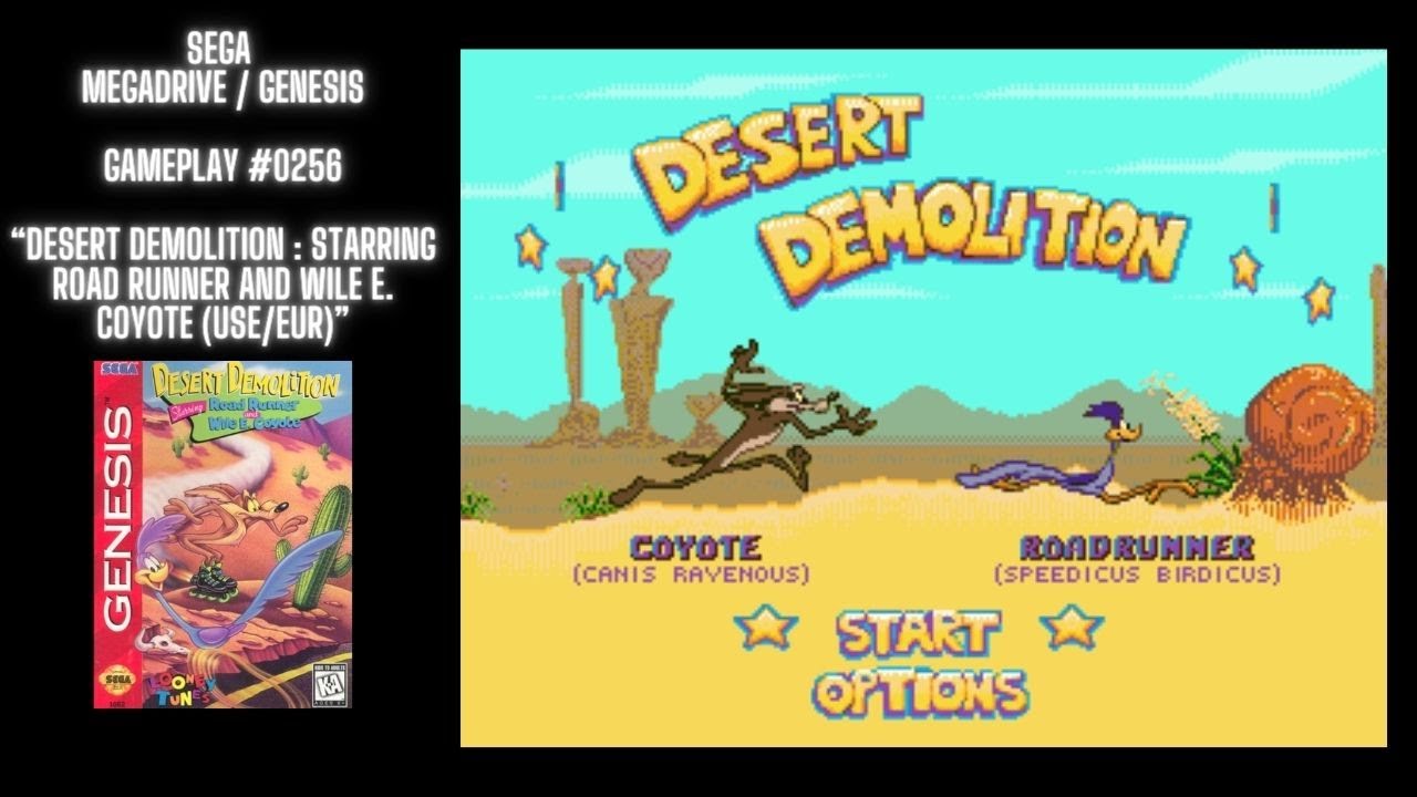 Desert Demolition (USA/EUR) (Megadrive / Genesis / Gameplay #0256 ...