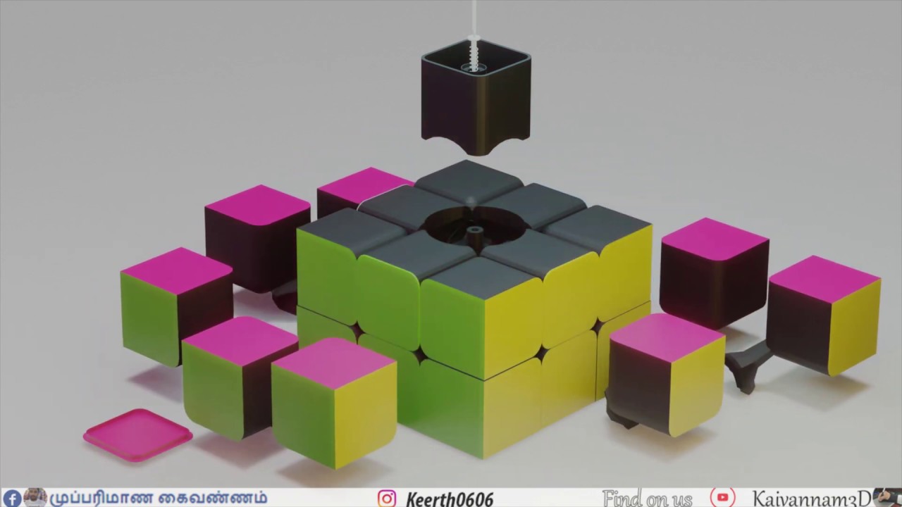 What is inside the Rubix cube - YouTube