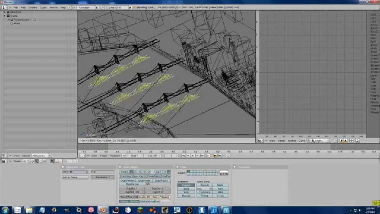 Edit Multiple Objects in Object Mode - NBA 2K Blender Tutorial - YouTube
