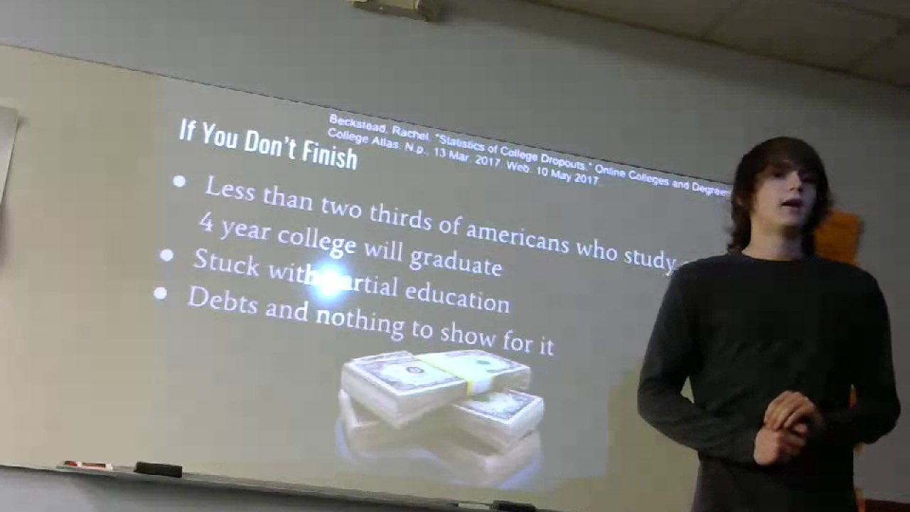 John Schmidthuber: Persuasive (Why College May not be for Everyone ...