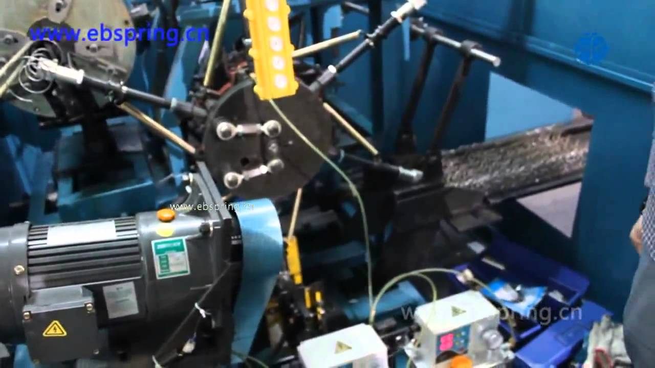 Bonnel spring machine(install/adjust/maintian)-4 - YouTube
