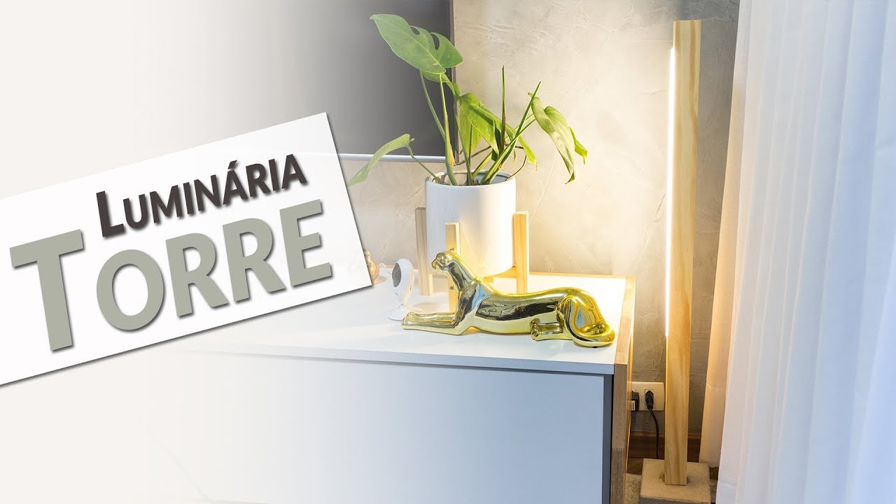 COMO FAZER UMA LUMINÁRIA TORRE - YouTube