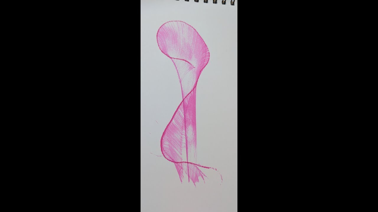 Trying string art with calligraphy ink - YouTube