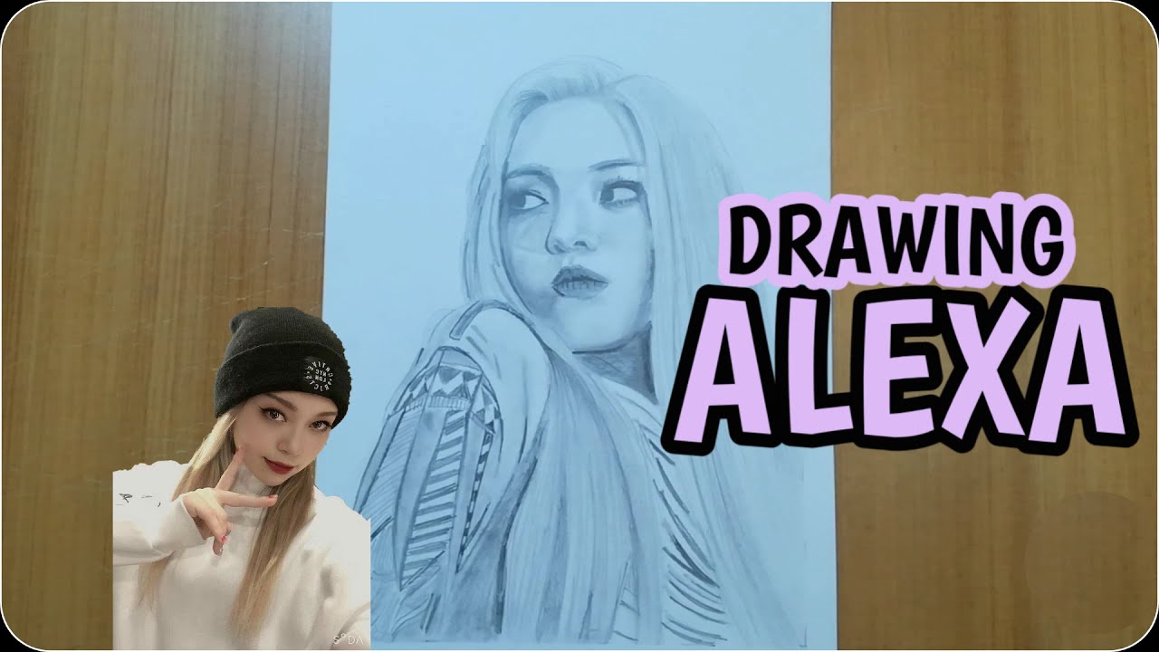 DIBUJO ALEXA | How to draw kpop (Solo debut) - YouTube