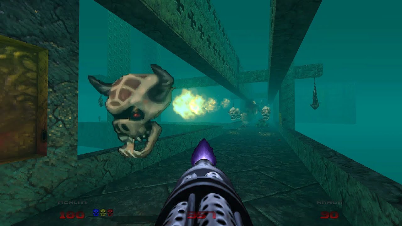 Doom 64 CE Sprite Test in Hell (Standalone / GZDoom) - YouTube