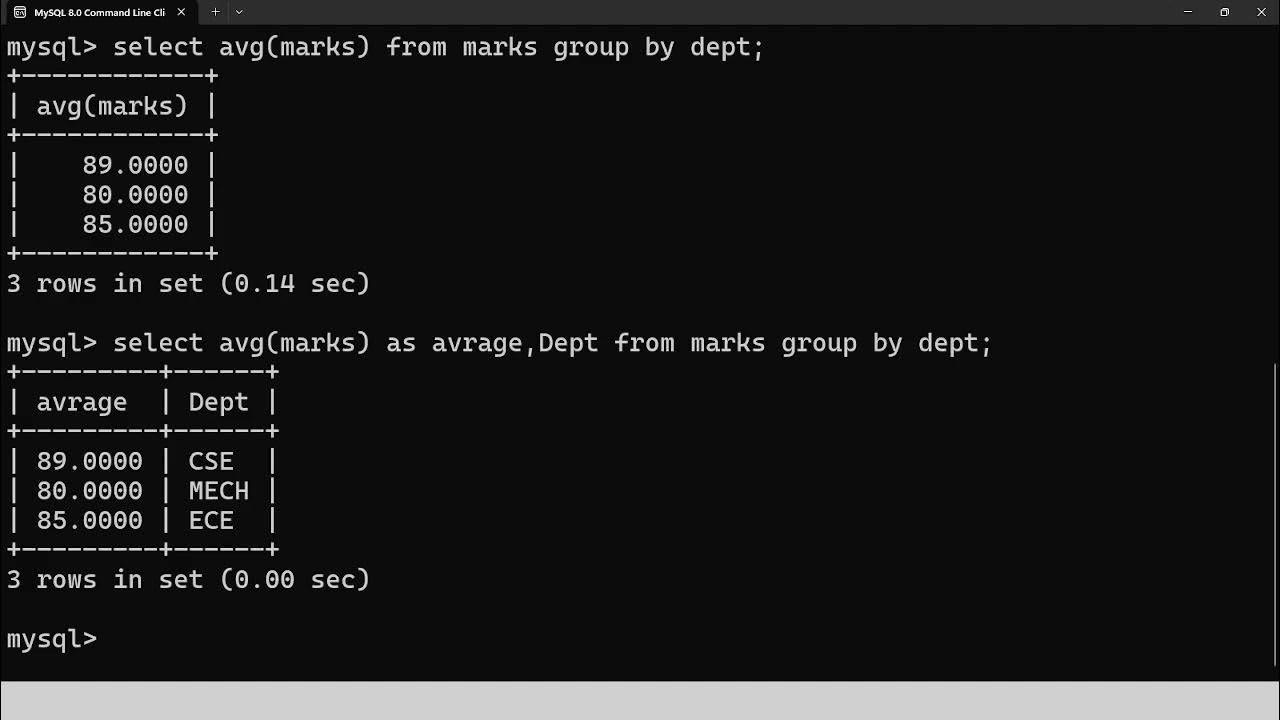 Master HAVING Clause in MySQL: Filter Grouped Data (Tamil Tutorial) - YouTube