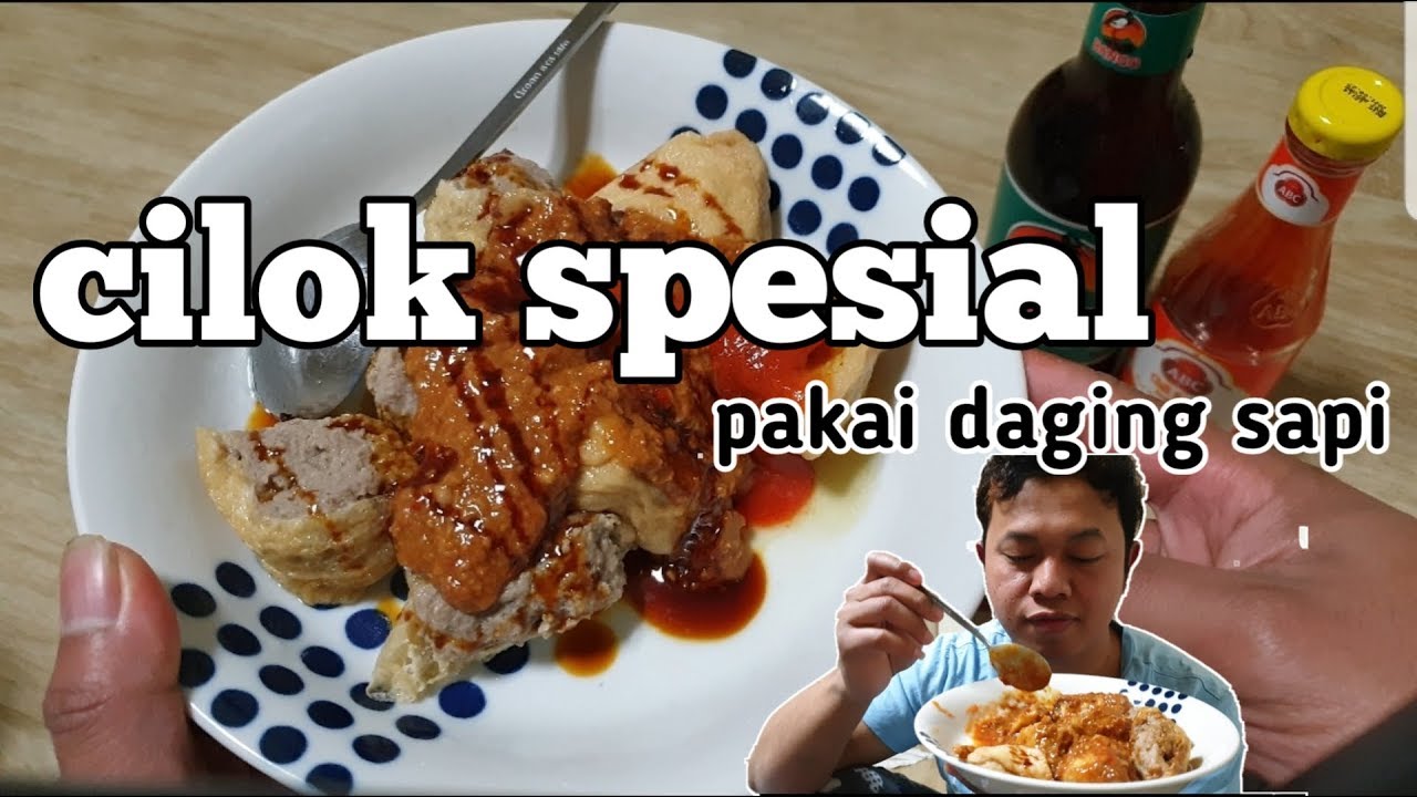Cilok spesial daging sapi || buatan tki korea - YouTube