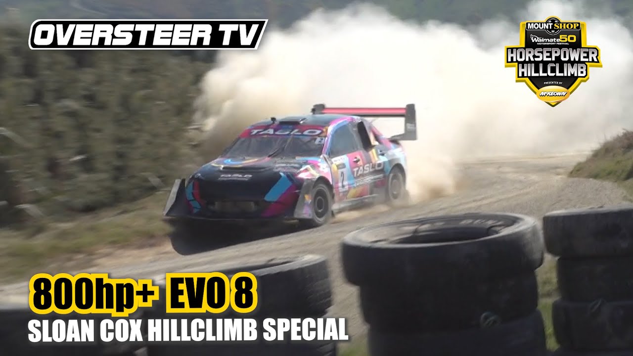 Sloan Cox: Ex-Pikes Peak 800hp+ Mitsubishi EVO 8 - YouTube