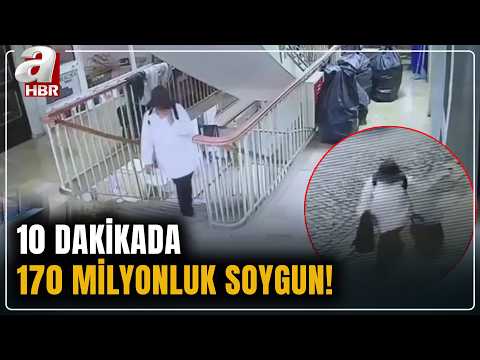170 milyon liralık altını 10 dakikada çaldılar! | A Haber