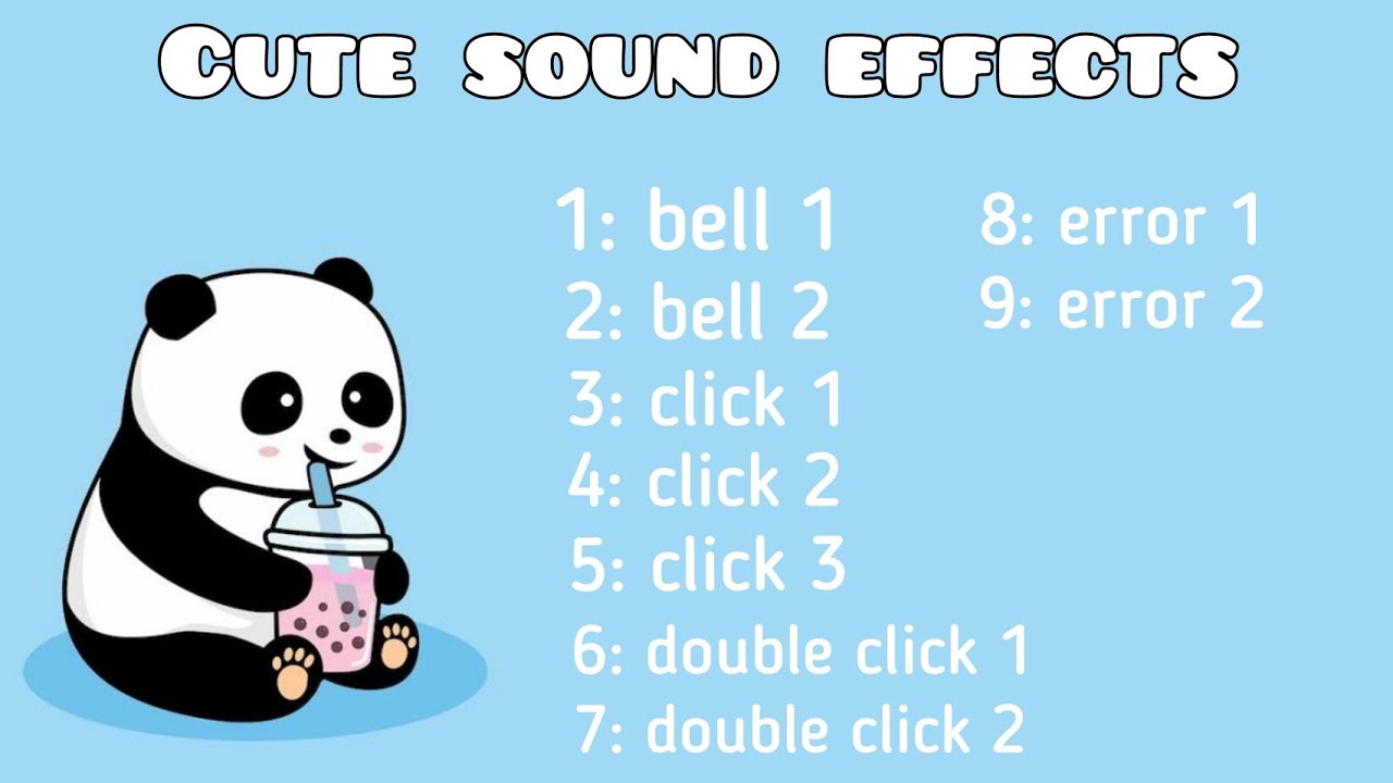 #bellsoundeffects Cute Sound Effects No Copyright instant download ...